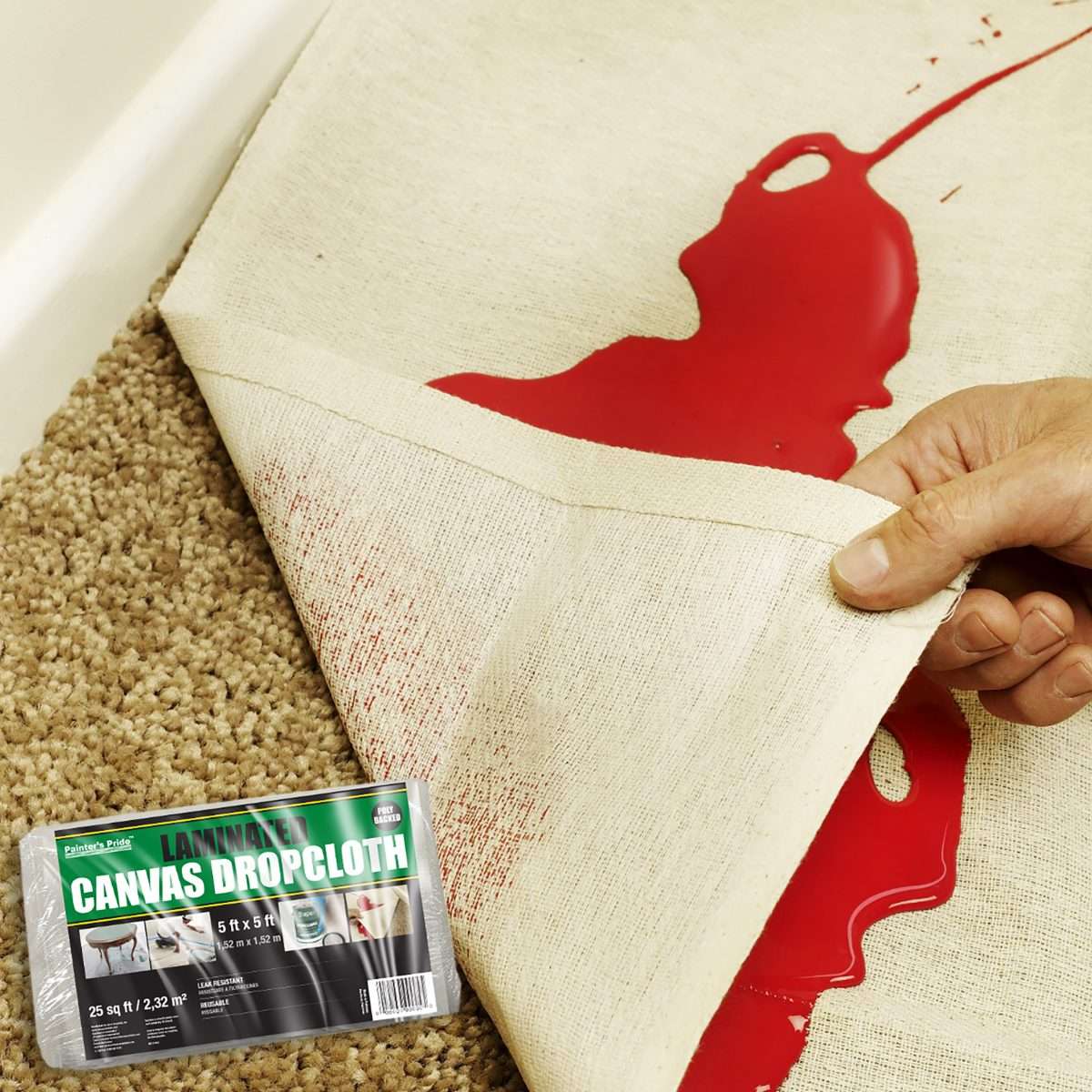 Laminated Drop Cloths - Bari Textile