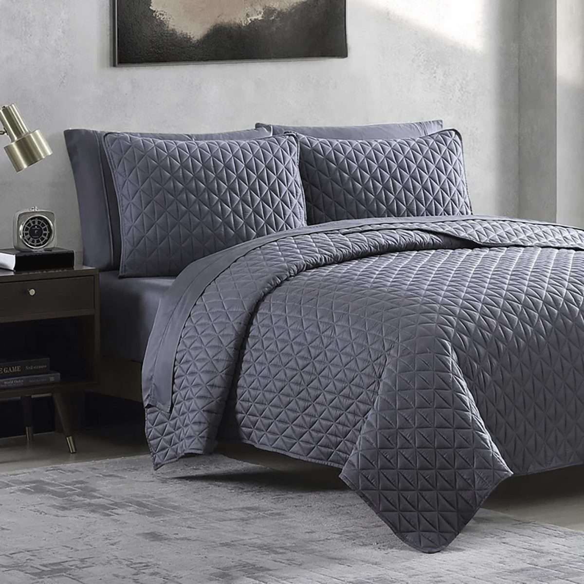 Geometric Quilt Set - Bari Textile
